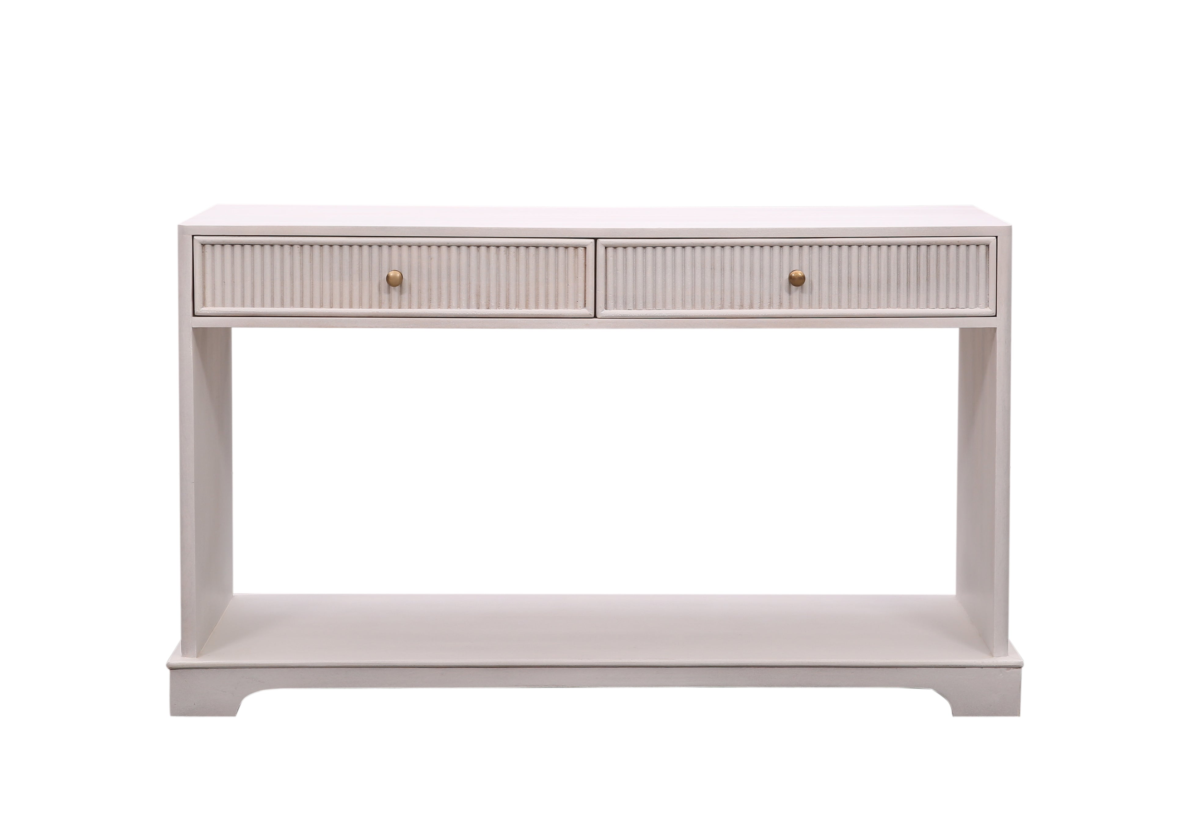Genevieve Reeded Console Table