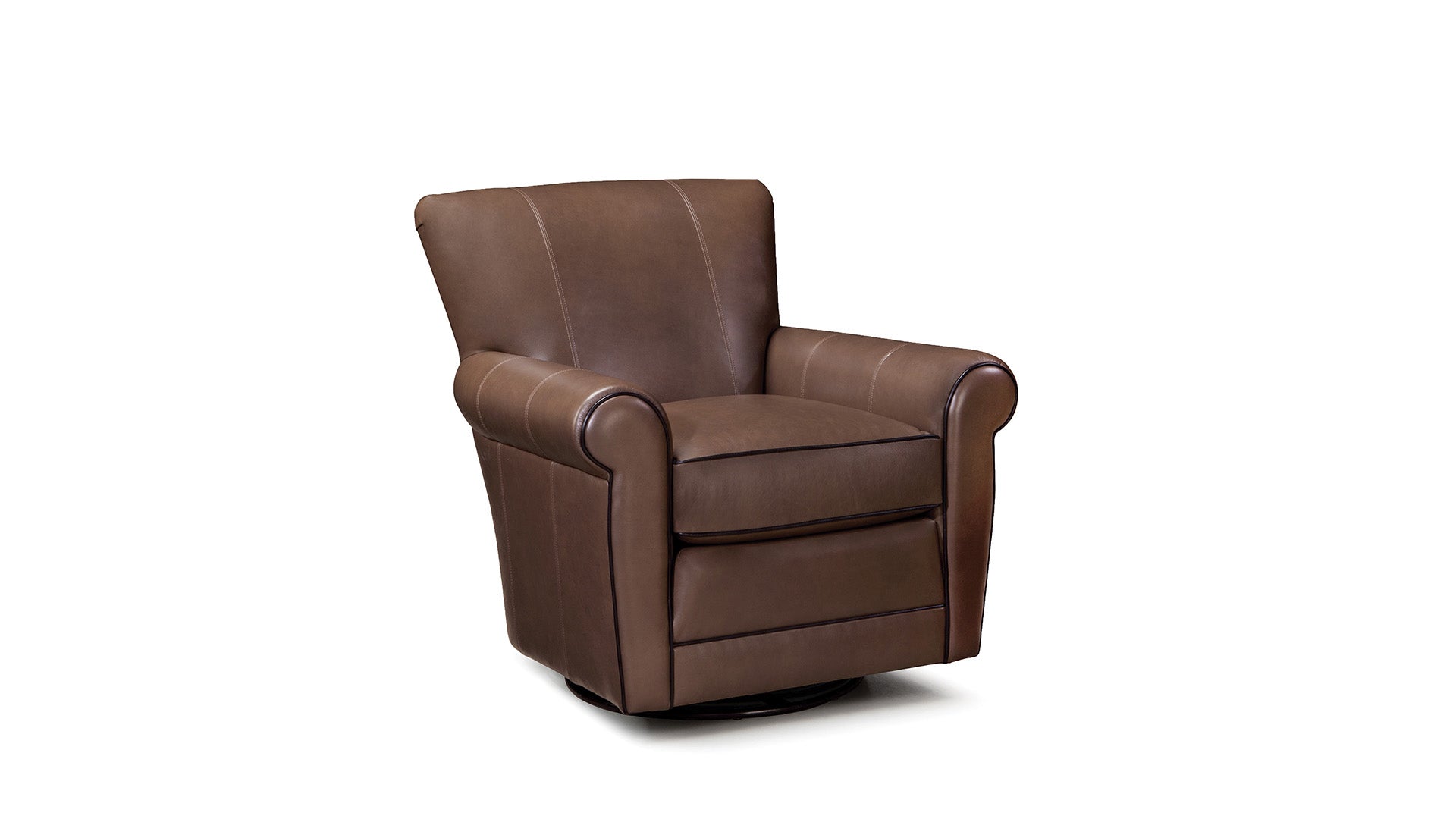 Smith Brothers SB514 Style Leather Swivel Chair